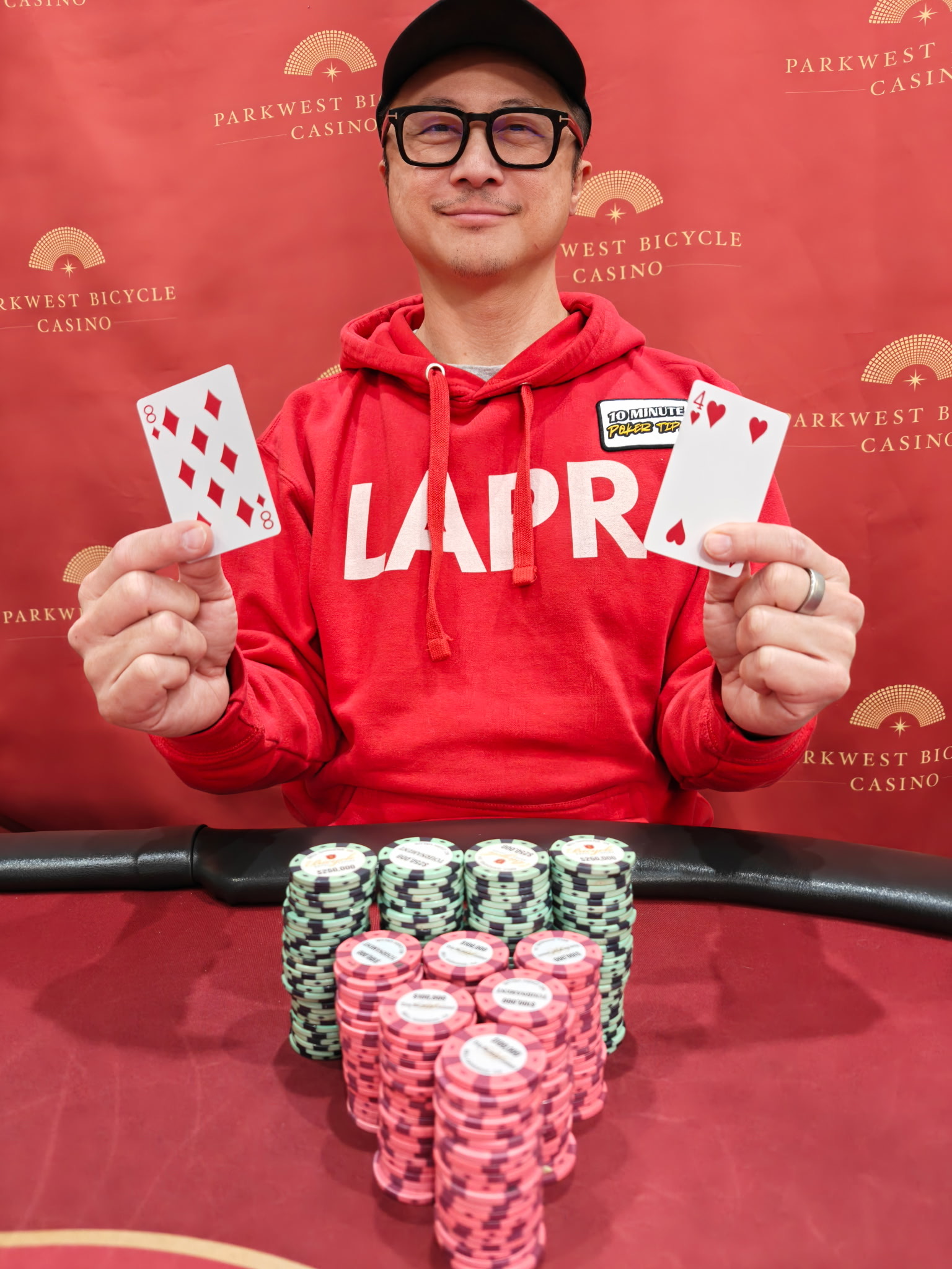 The Final Three Agree to a Chop, Derek Kwan is the Winner! – The Bike Poker Feed